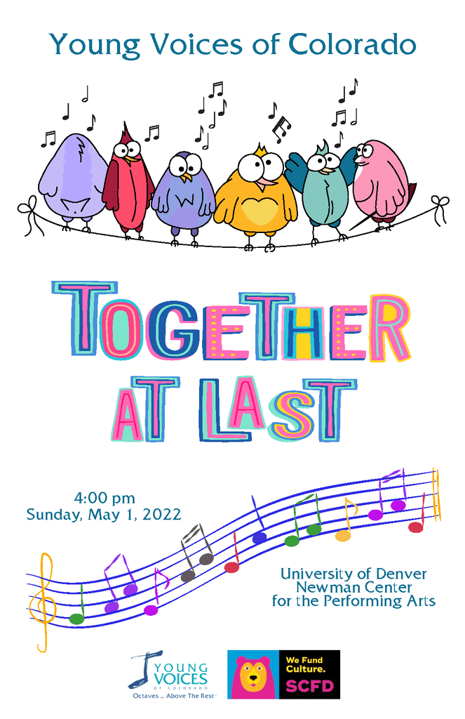 Together at Last Poster - Young Voices of Colorado